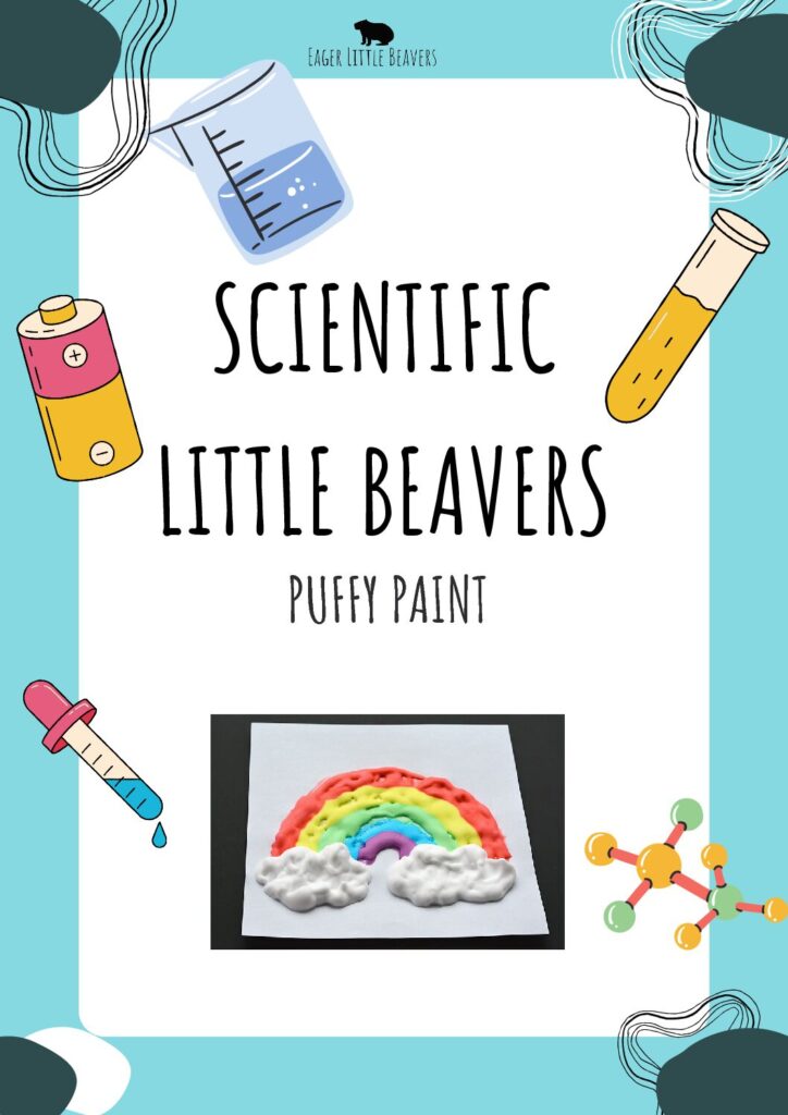 PUFFY PAINT EXPERIMENT (FREE RESOURCE) - Eager Little Beavers